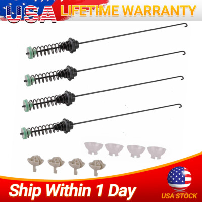4pcs W11130362 Washer Suspension Rod Kit For Whirlpool WTW5000DW2 ...
