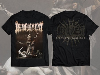DEVOURMENT Obscene Majesty T-Shirt Morbid Generation Black Short Sleeve ...
