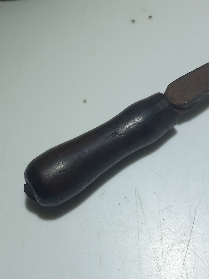 Antique Civil War Musket Ball Bullet Mold Dual Cavity And Leather ...