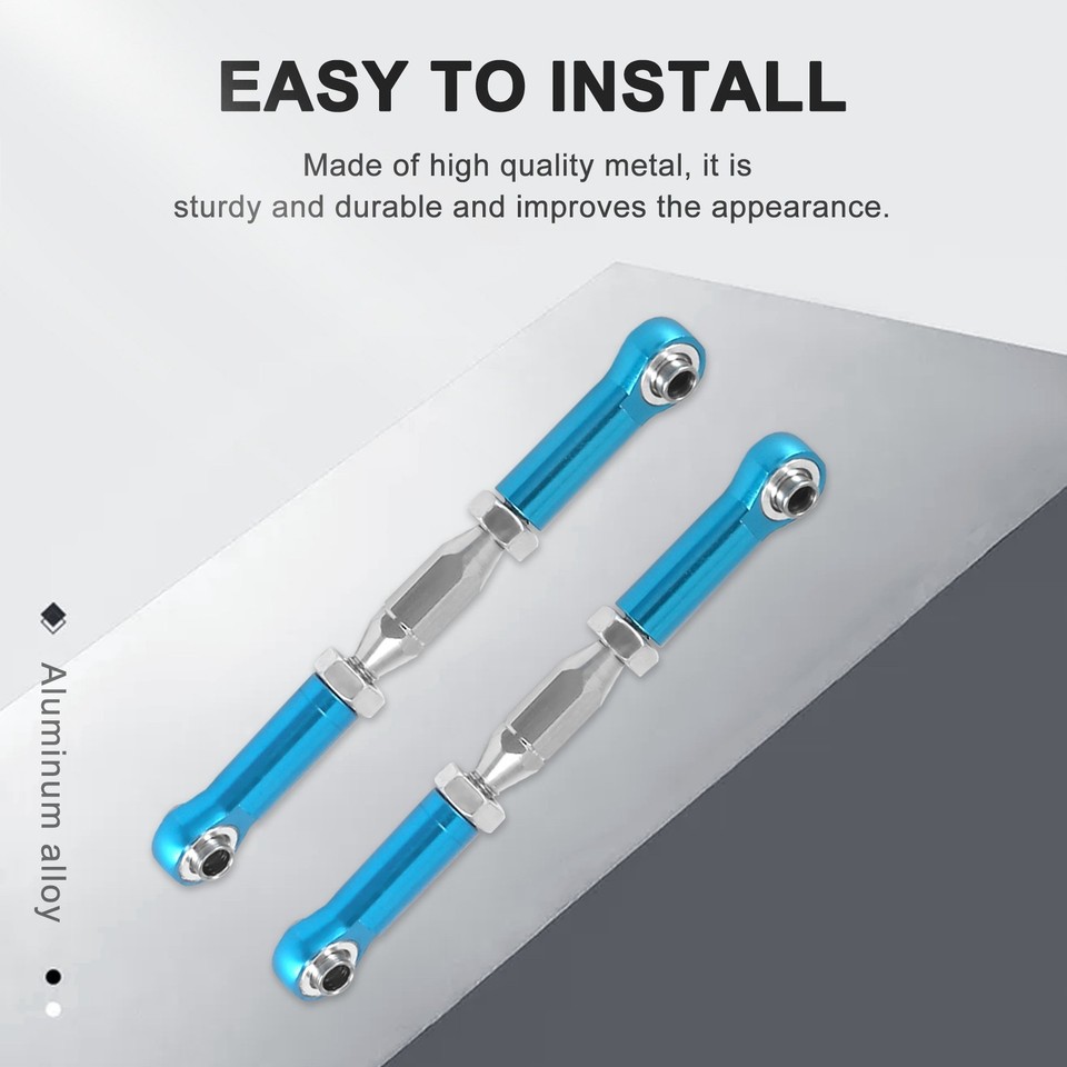 Aluminum Alloy Bearing Crank Steering Set for TT02B TT-02B 1/10 RC ...