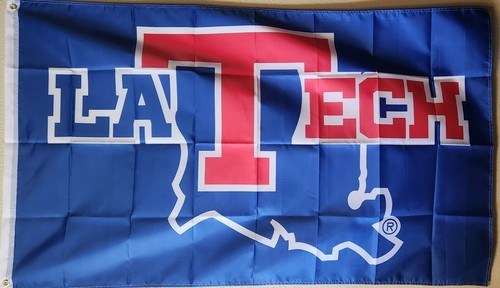 Louisiana Tech Bulldogs NCAA Football Flag Double Side Print 3x5 Ft W ...
