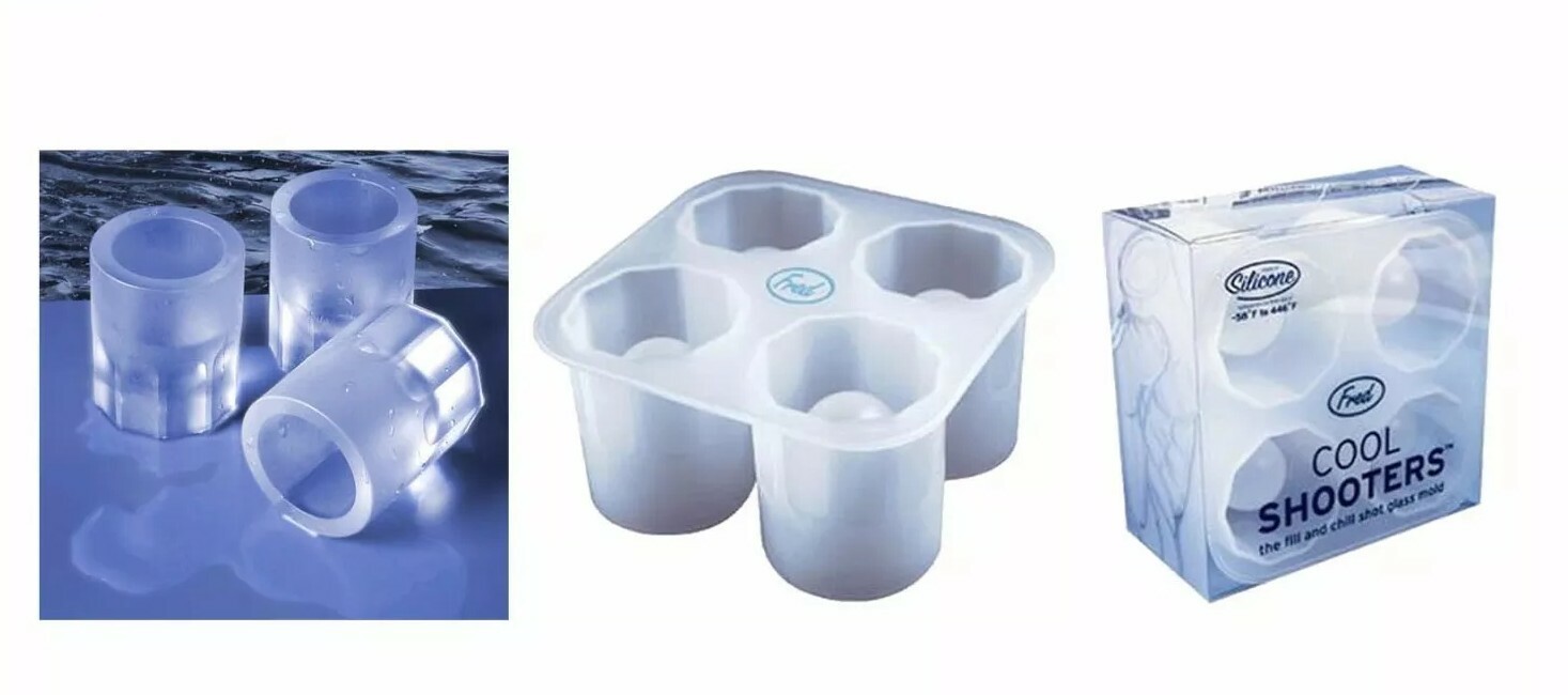 FRED Cool Shooters shot glass ice mould tray BNIB Make ice shot glasses ...