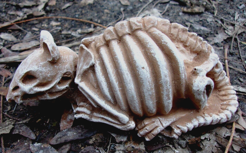 Latex rodent rat skeleton mold plaster cement rubber mould 5"L x 2"H x ...