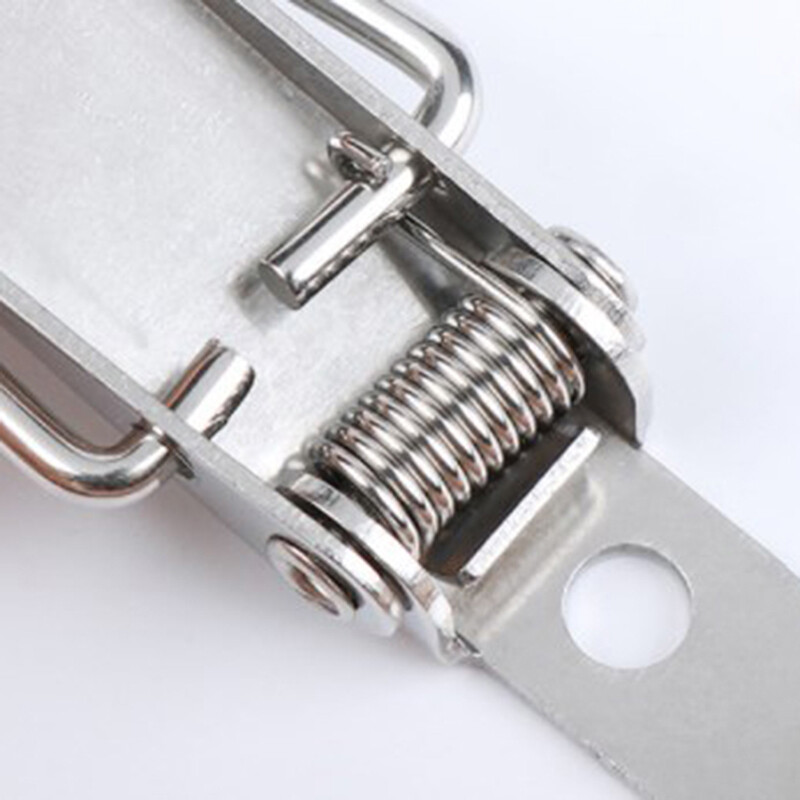 Stainless Steel Toggle Box Lock Cap Lock Hardware Buckle Spring Loaded ...