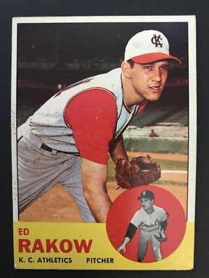 1963 Topps #82 Ed Rakow Athletics | eBay