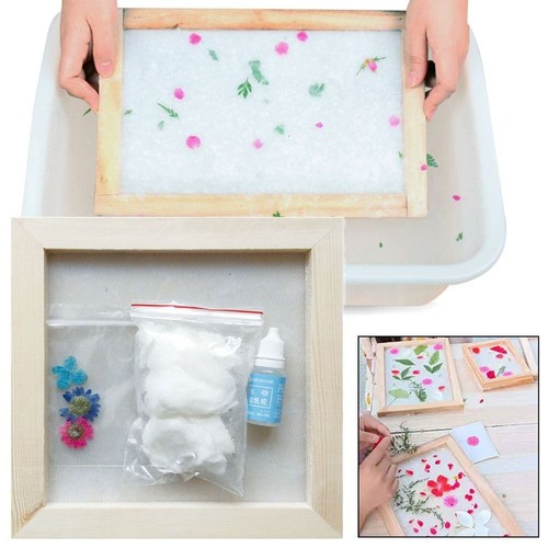 Traditional Papermaking Wooden Mesh Mold Paper Making Mould Kit Wood ...