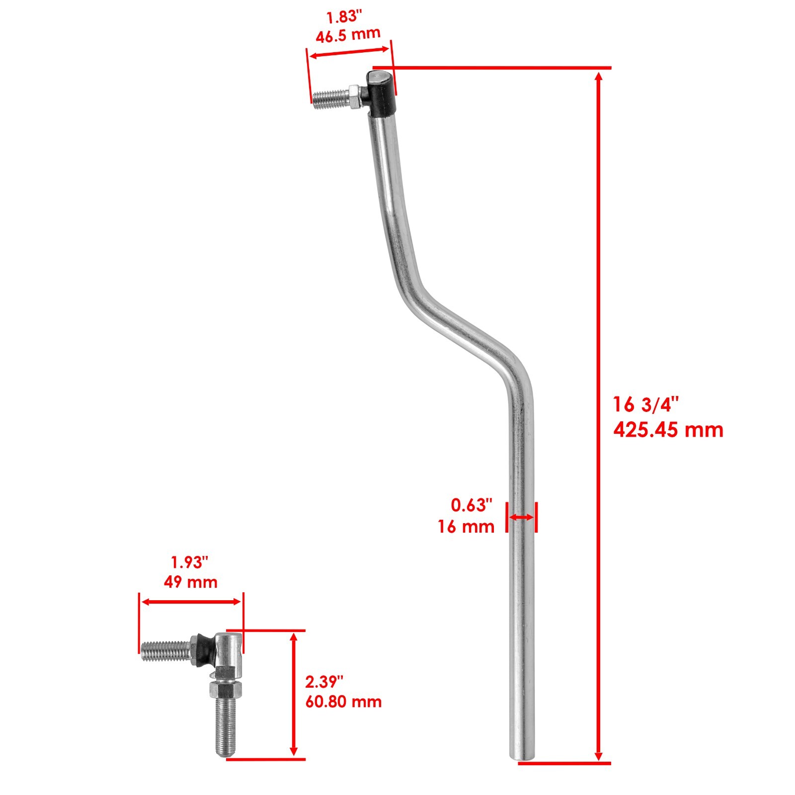 Steering Drag Link Kit for John Deere Gy20491 Gy20492 GX20052 GX20053 ...