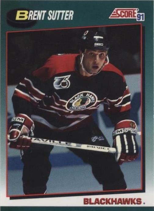 1991-92 Score Rookie and Traded - Brent Sutter #103T for sale online | eBay