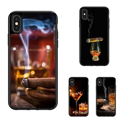 smoke whiskey cigar table Phone Covers For Apple iPhone Samsung Galaxy ...