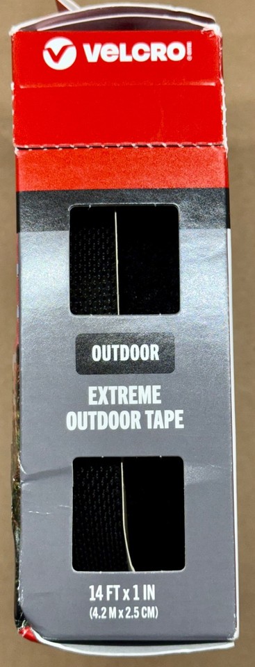 VELCRO Extreme Outdoor Double-Sided Tape, Heavy Duty 15lb Hold, 14Ft ...