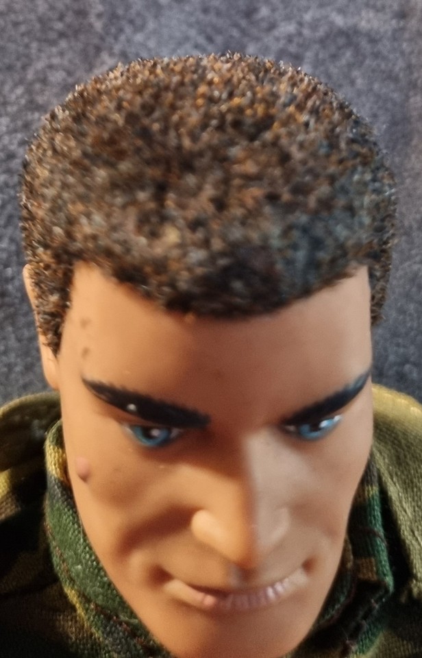 Vintage Action Man With Fuzzy Hair In Excellent Condition. | eBay UK
