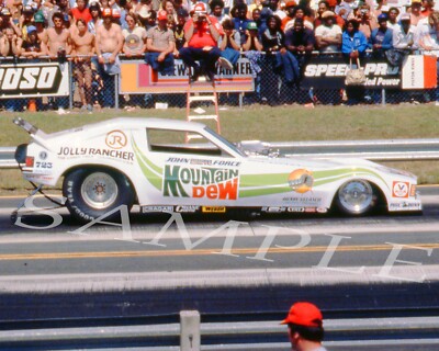 John Force Pmountain Dew Funny Car 8x10 Glossy Photo Wxc Ebay