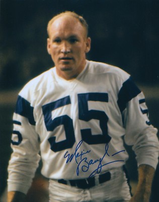 Signed 8x10 MAXIE BAUGHAN LOS ANGELES RAMS Autographed photo - w/COA | eBay
