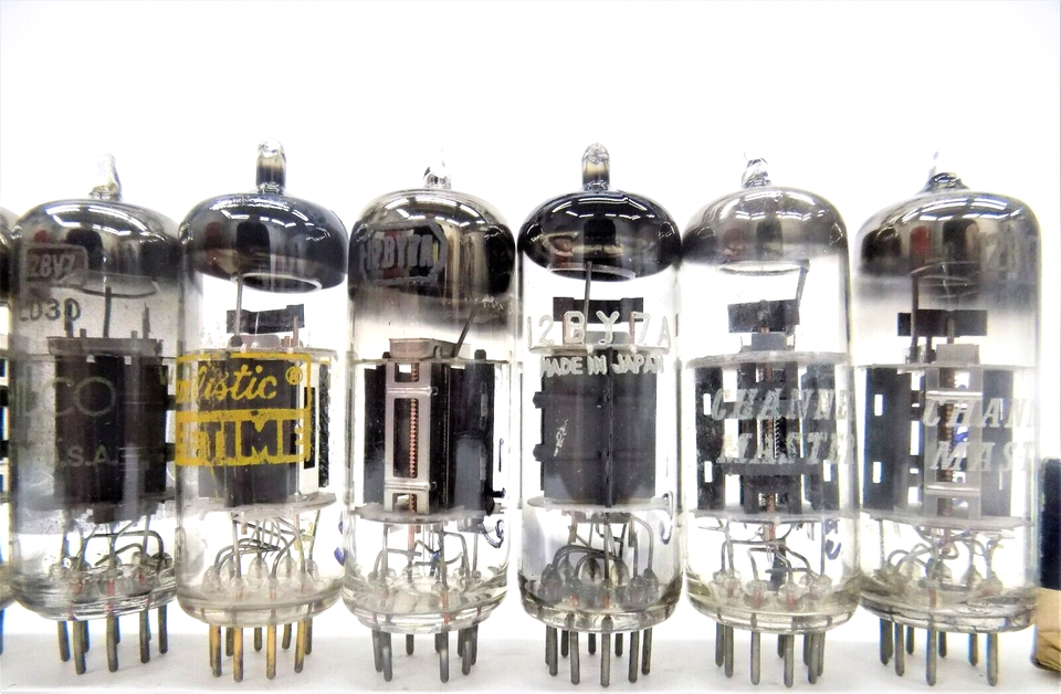 9 Tested Vintage Mixed Brands 12BY7/A 12BV7 12DQ7 Vacuum Tubes....(2 ...