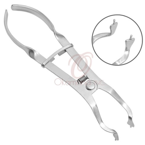 IV Type Rubber Dam Clamp Forceps (17cm) Stainless Steel Dental ...