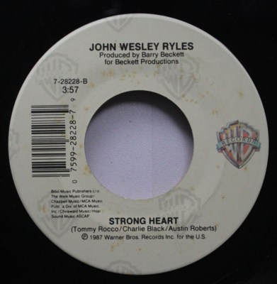Country 45 John Wesley Ryles - Strong Heart / Louisiana Rain On Warner ...