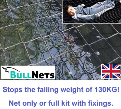 ALL SIZES Pond SAFETY GRID NETS & KITS Pond Cover Nets HEAVY DUTY ...