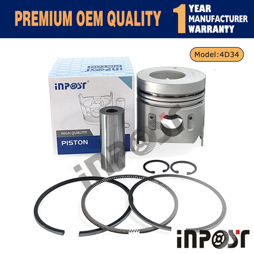 4D33 4D33T Engine ME013312 Piston &Ring Kit For Mitsubishi Fuso Canter ...