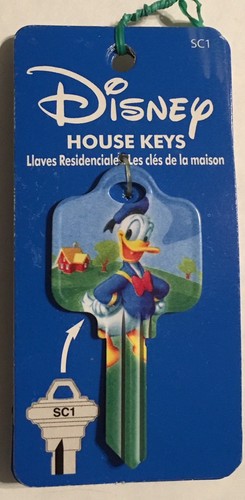 DISNEY DONALD DUCK KEY BLANK SC1-FOR SCHLAGE LOCKS | eBay