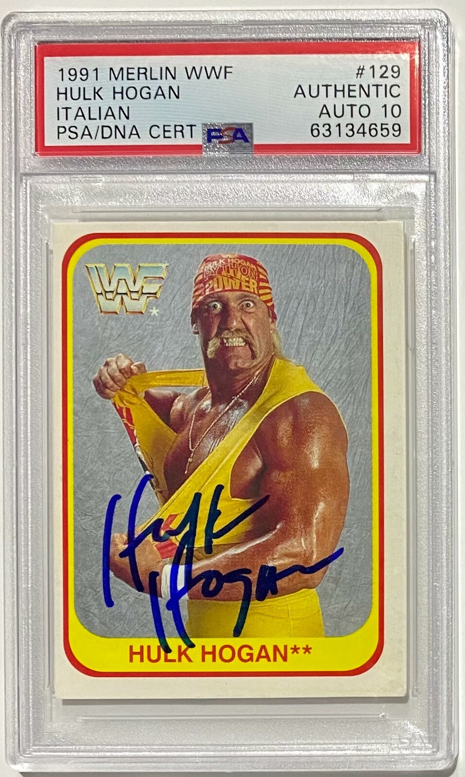 Hulk Hogan Autographed Memorabilia | Signed Photo, Jersey, Collectibles ...