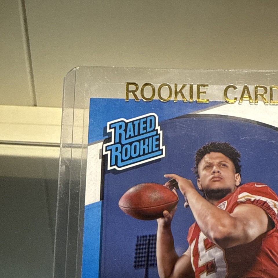 2017 Donruss Patrick Mahomes II Rookie RC Rated Rookie Card “AQUEOUS ...