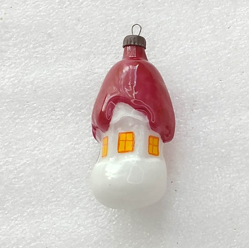 Vintage Glass USSR Christmas Antique Ornament Xmas Tree Restored Decor ...