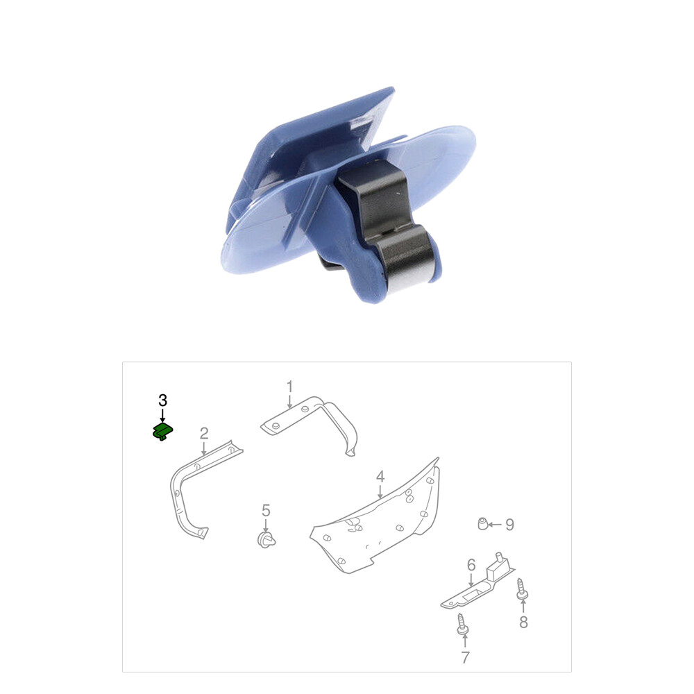 10X Interior Upper Quarter Trim Moulding Clips 24405740 Fit For Buick ...