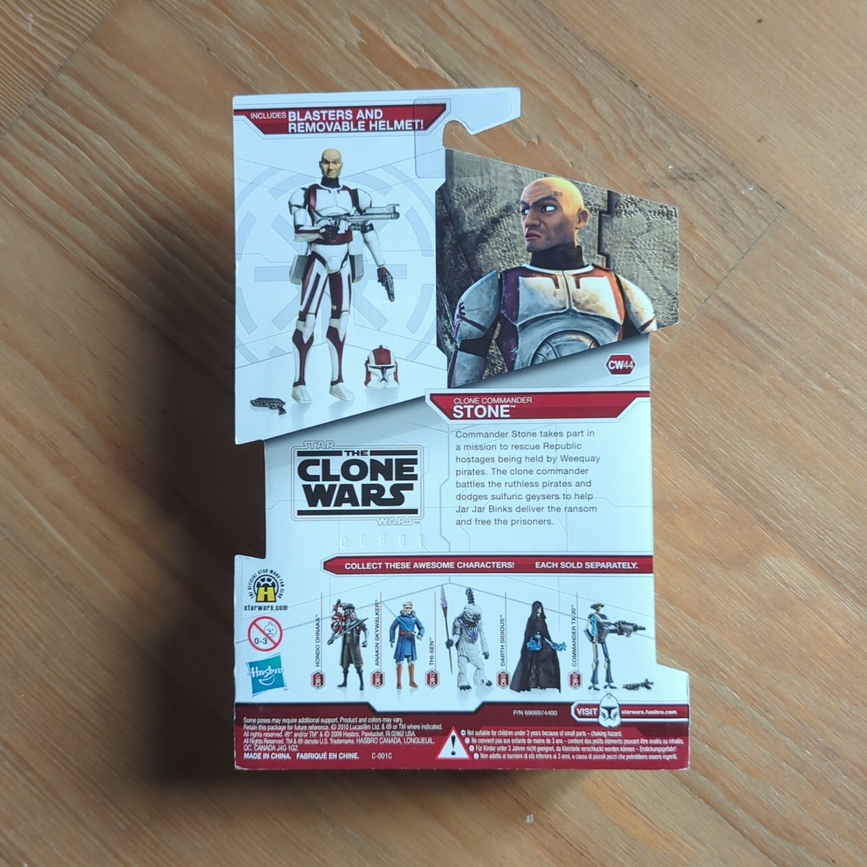 Star Wars The Clone Wars Clone Commander Stone CW44 653569430117 | eBay