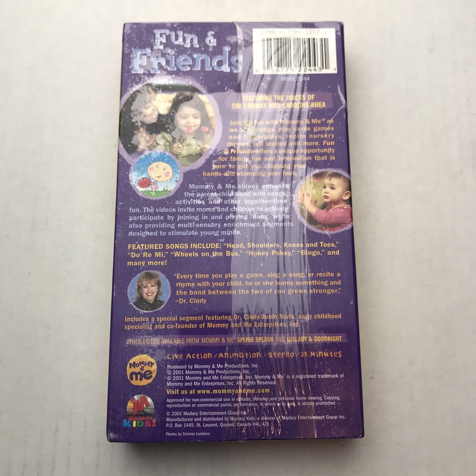 Mommy & Me Fun & Friends VHS New Sealed 2001 Newborn To Age Five 0-5 ...