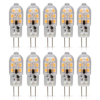 Simba Lighting LED G4 Bulb (10 Pack) 1.5W T4 20W Halogen Assorted Sizes ...