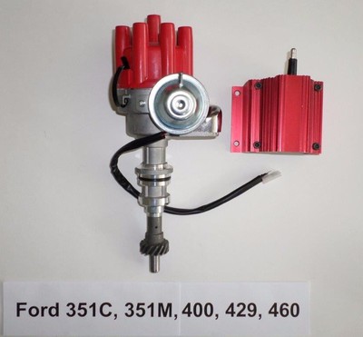 BIG BLOCK FORD 351C-351M 429 460 RED FEMALE Small Cap HEI Distributor ...