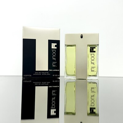 Ted Lapidus POUR LUI Men Cologne 3.3oz-100ml EDT Spray NEW-DISCONTINUED ...