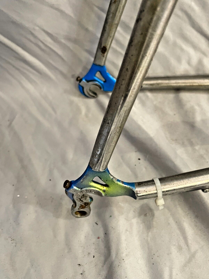 1985 Olmo Super Light Road Bike Frame 51cm Small Columbus Genius Lugged ...