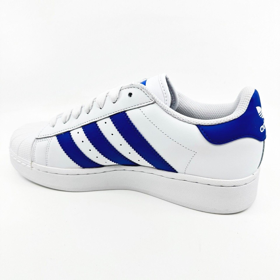 Adidas Originals Superstar XLG Cloud White Blue Mens Sneakers IF8068 | eBay