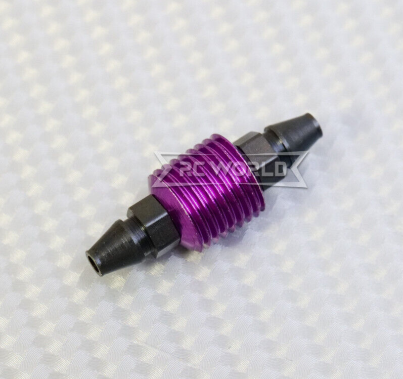 RC 1/10 1/8 Nitro Engine FUEL FILTER *SHORT* For Gas Lines -PURPLE- | eBay