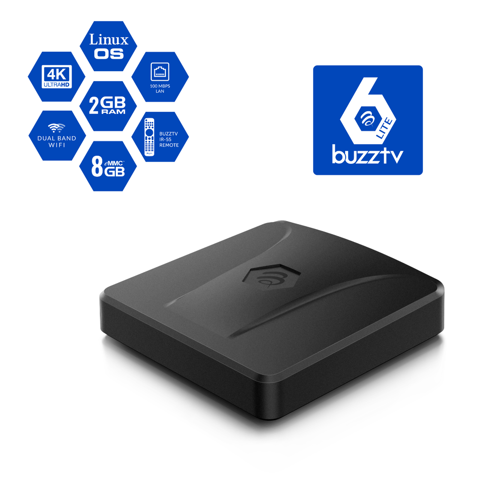 BuzzTV L1 Linux 4K TV Box | Buzz 6 Lite OS Player | 2GB RAM 8GB Storage | eBay