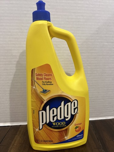 SC Johnson PLEDGE Orange Scent Wood Floor Cleaner No Dulling Oily ...