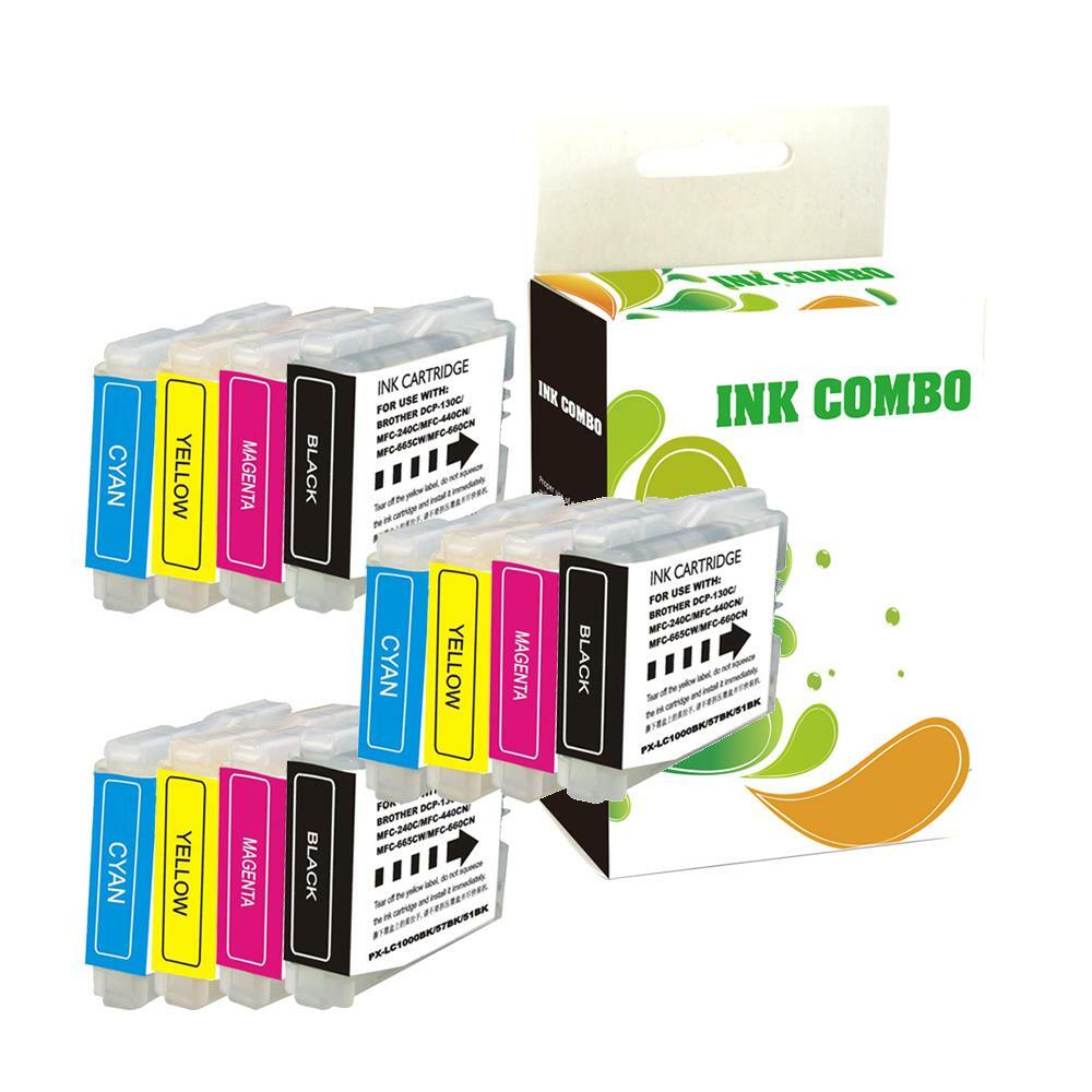 12 * COLOR Ink for LC 51 LC51C LC51M LC51Y LC51 LC-51 Ink Cartridge NEW ...