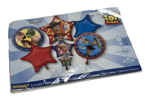 TOY STORY 4 Disney Pixar Helium Balloon Bouquet {5/pack} SEALED | eBay