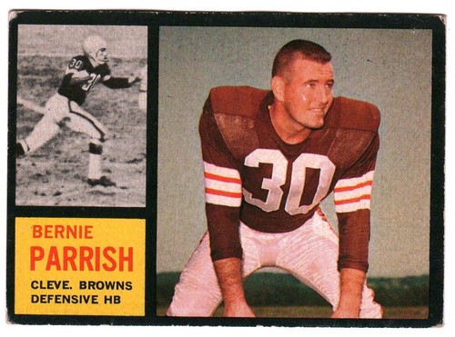 1962 Topps - #34 Bernie Parrish (RC) for sale online | eBay