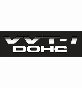 Toyota VVTI Dohc vinyl Sticker Decals - SET of 2 - Diff. Colors | eBay