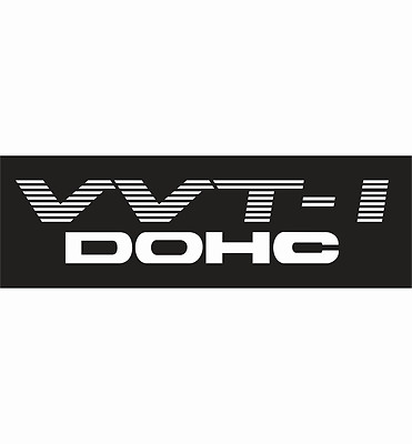 Toyota VVTI Dohc vinyl Sticker Decals - SET of 2 - Diff. Colors | eBay