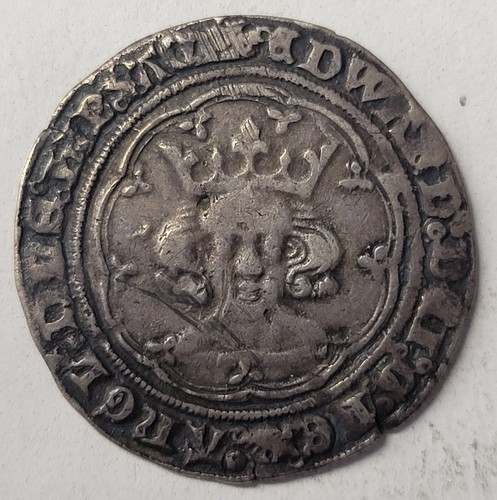 1327-1377 England Edward III Silver Hammered Groat Coin. | eBay
