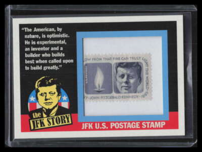 2012 Topps Heritage JFK Stamp Collection The America John F Kennedy ...