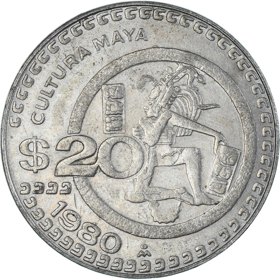 [#1336861] Coin, Mexico, 20 Pesos, 1980 | eBay