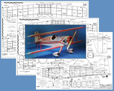 Great Planes Model Airplane Plans (RC): Super Aeromaster 48-52" for .60 ...