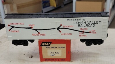 KMT, Kris Model Trains Lehigh Valley Map Car, W/box. (13R) | eBay