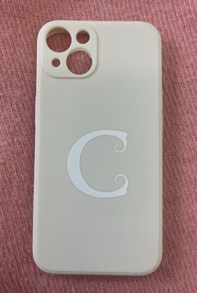 Cream iPhone 13 Phone Case - Letter "C" Design | eBay