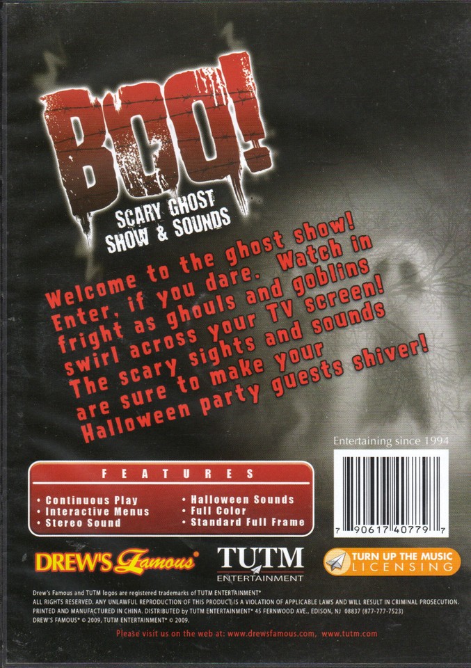 BOO! SCARY GHOST SHOW & SOUNDS - SCARY SIGHTS & SPOOKY SOUNDS: VIRTUAL ...