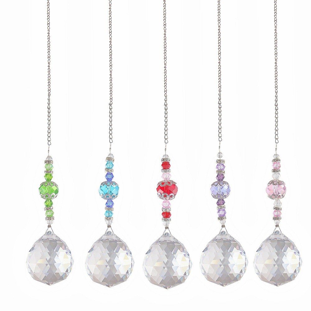 Pendant Sun catcher Light Catcher Reflective Bead Crystal Chandelier ...